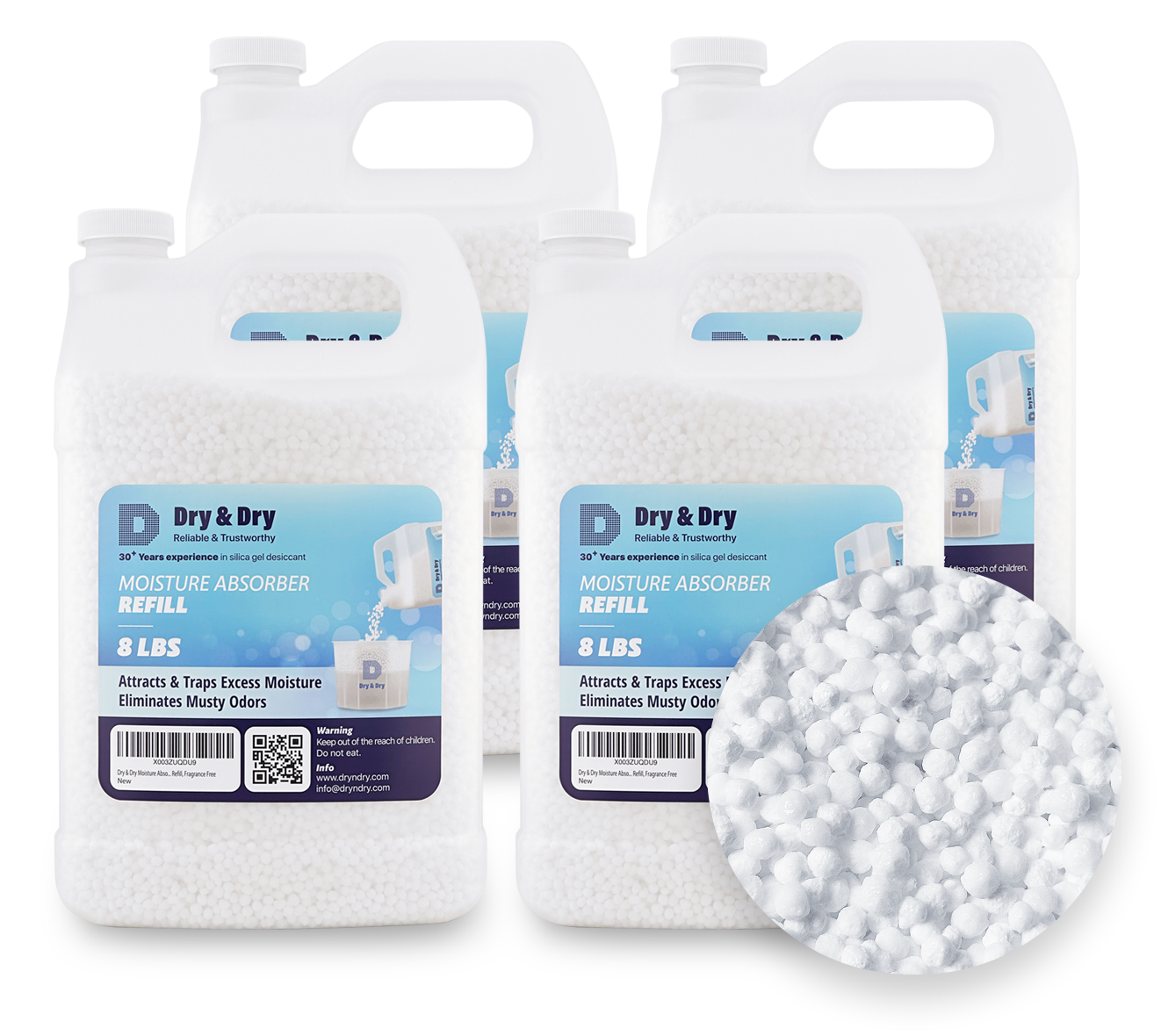 Moisture Absorbers Refill Beads (NET 32 LBS)